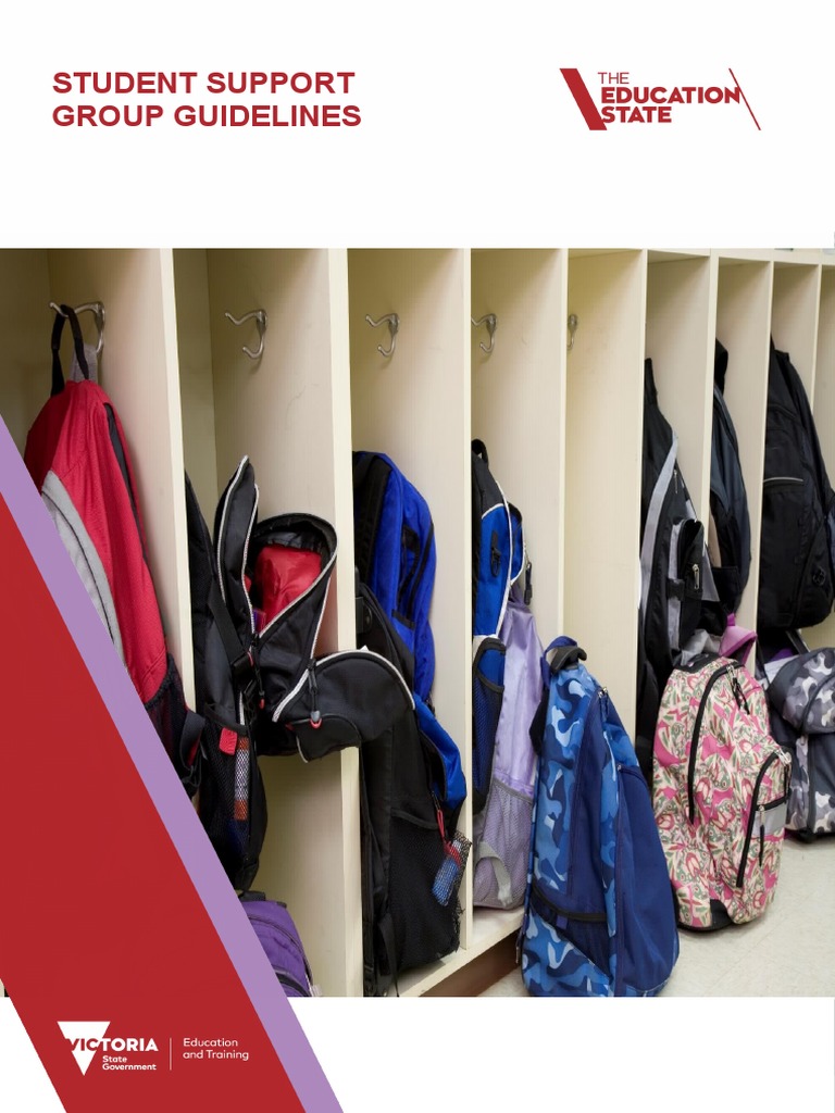 Student Support Group Guidelines | PDF | Inclusion (Education) | Curriculum