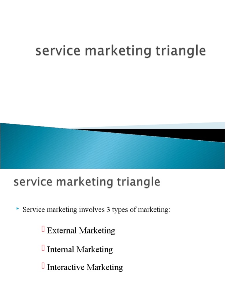 Service Triangle | PDF | Marketing Communications | Marketing