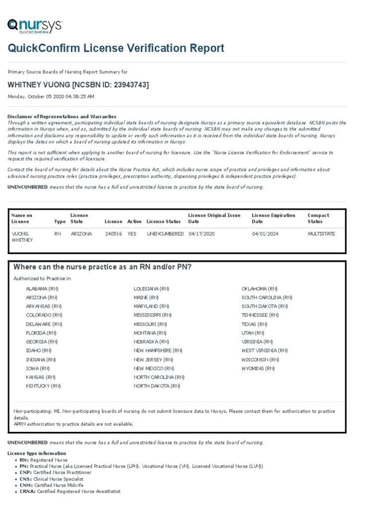 Louisiana License Verification