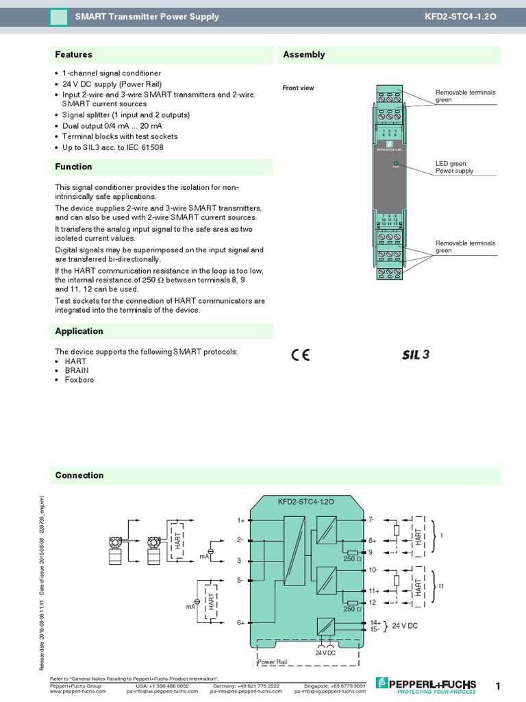 Assembly Features: Removable Terminals Green | PDF | Power Supply ...