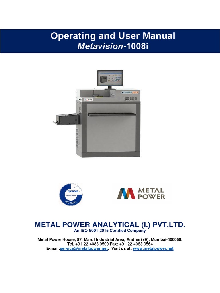 Metavision Manual | PDF | Device Driver | Installation (Computer Programs)