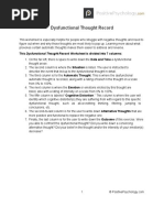 7 Column Thought Record | PDF