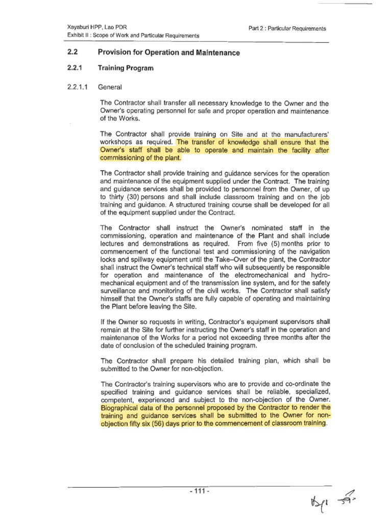 PTS Training Requirements | Download Free PDF | General Contractor ...