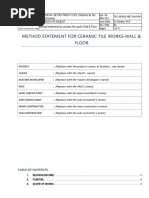 Method Statement For Installation of Suspended Ceilings | PDF | Drywall ...