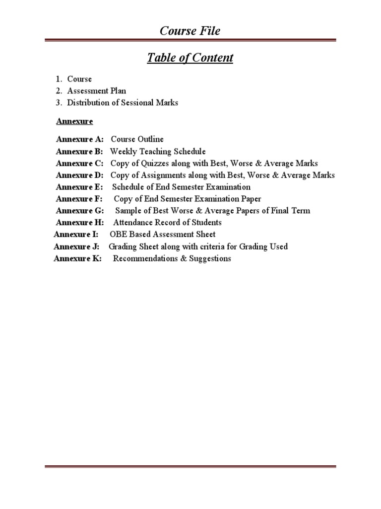 Course File Format | PDF | Machining | Engineering