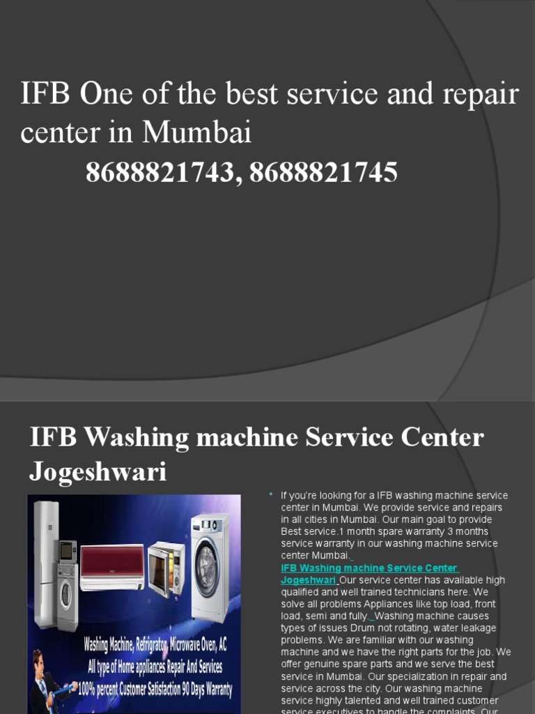 IFB One of The Best Service and Repair Center in Mumbai | PDF