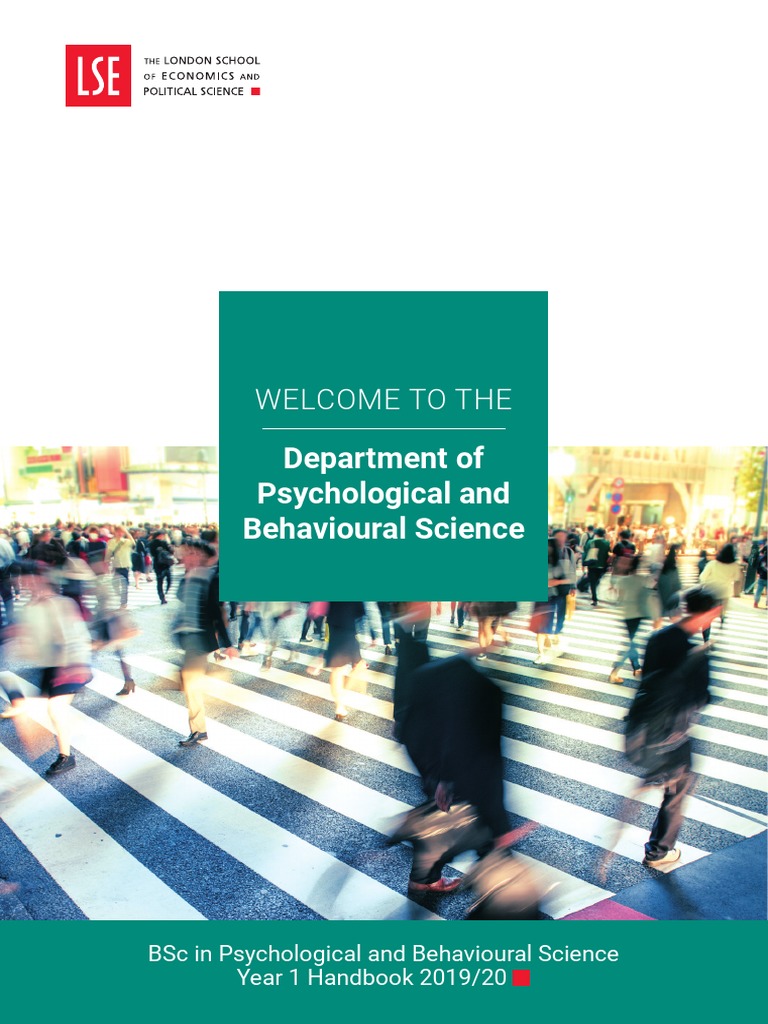 BSC Psychological-and-Behavioural-Science-Year-1-Handbook-2019/20 | PDF ...
