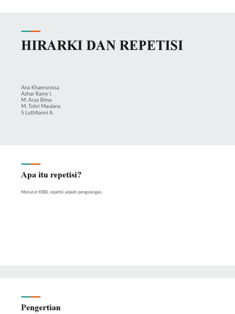 Repetisi dalam Desain Arsitektur | PDF