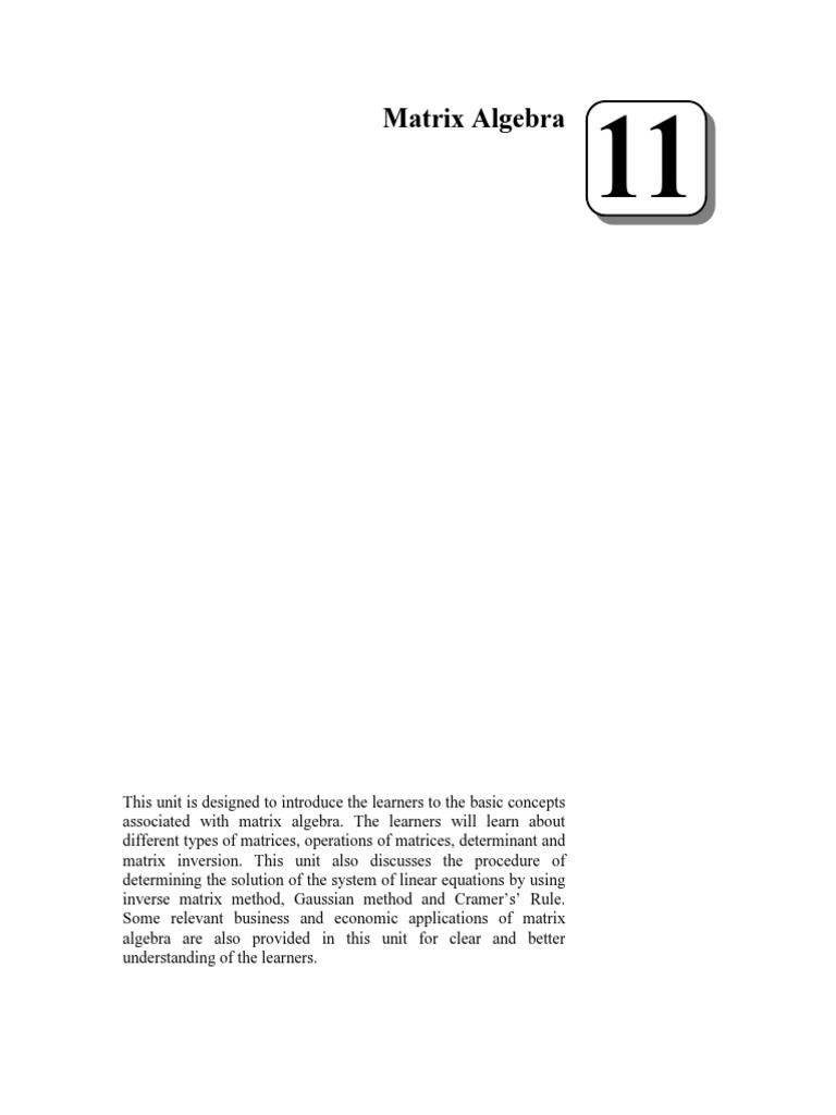 Types of Matrix PDF | PDF | Matrix (Mathematics) | Array Data Structure