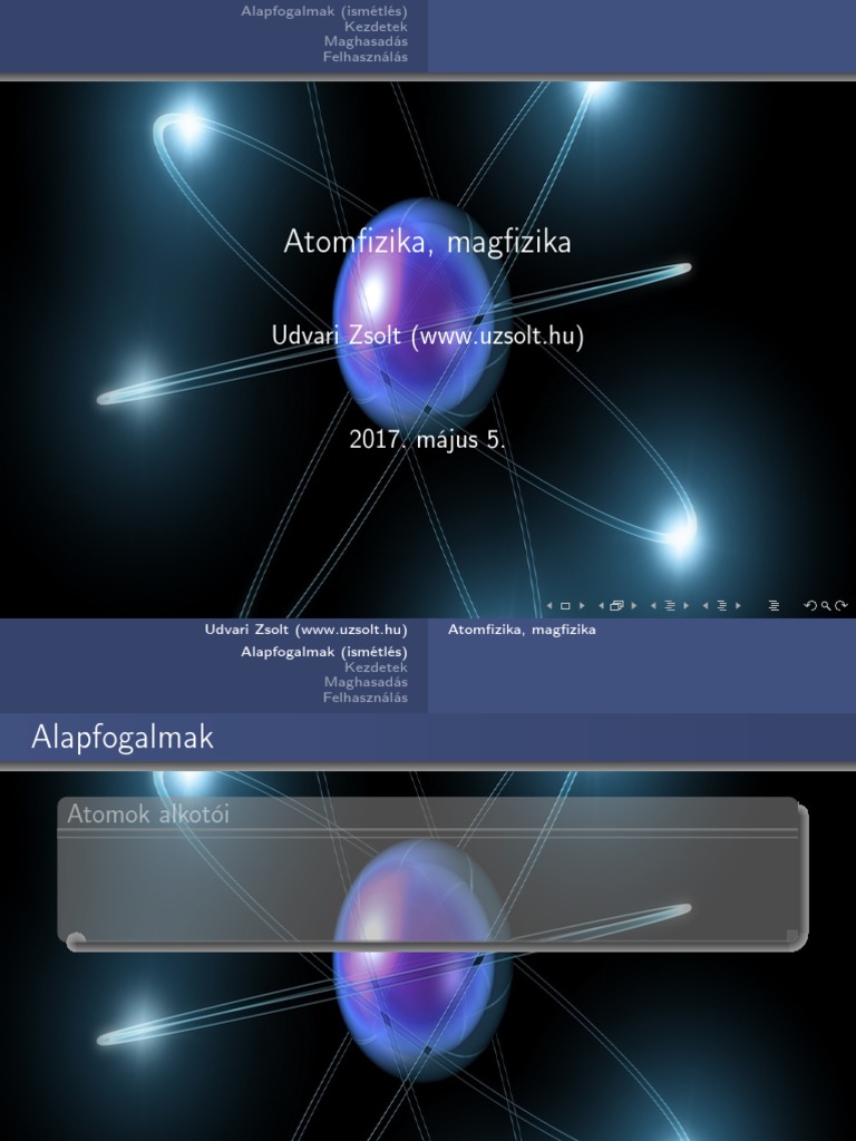 Atomfizika PDF | PDF