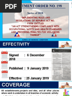 Dole Do 198-2018 | PDF | Occupational Safety And Health | Personal ...