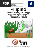 Filipino Module 1 Grade 6 | PDF