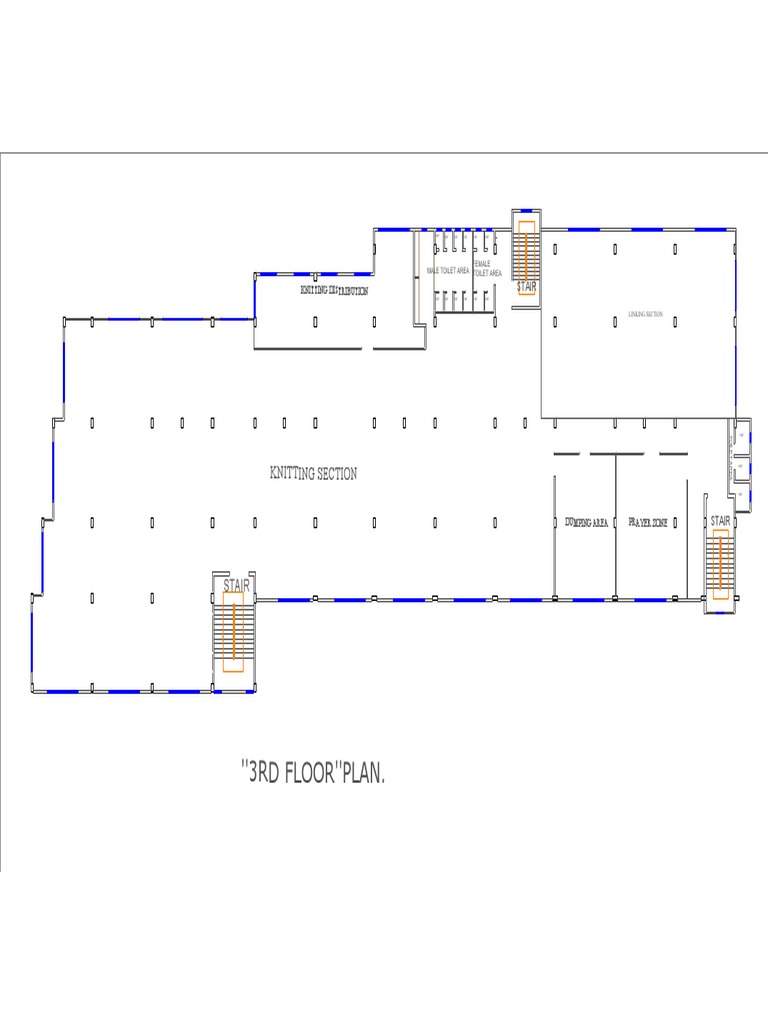 3rd Floor Plan with Facilities Layout | PDF