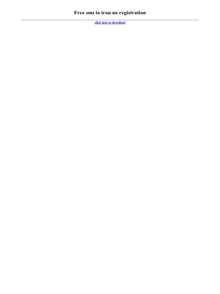 Send Free SMS to Iran Without Signup | PDF | Text Messaging | Mobile Phones