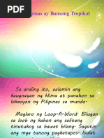 AP Aralin 5 Mga Salik Na May Kinalaman Sa Klima NG Bansa | PDF