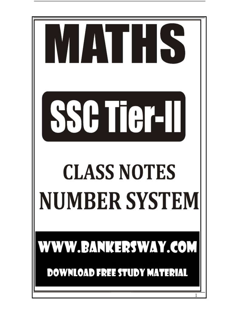 Number System Questions PDF | PDF | Elementary Mathematics | Abstract ...