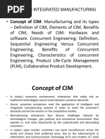CIM Lecture Notes 1 | PDF | Business Process | Inventory