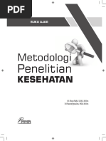 Metodologi Penelitian Kesehatan Soekidjo Notoatmodjo | PDF