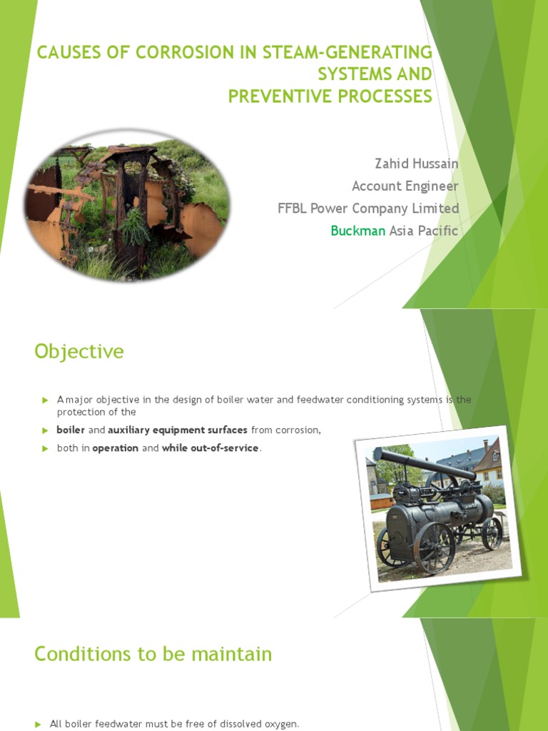 Cause of Corrosion in Steam Generating System & Corrosion Preventive ...