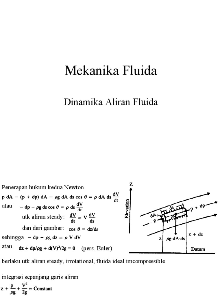 Dinamika Aliran Fluida2 1 | PDF