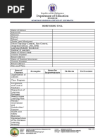 Sample School Level Activity Design Template | PDF | Meal | Lunch