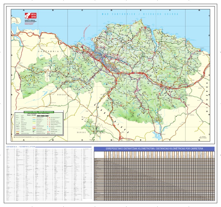 Tema 1 Mapa Bizkaia | PDF