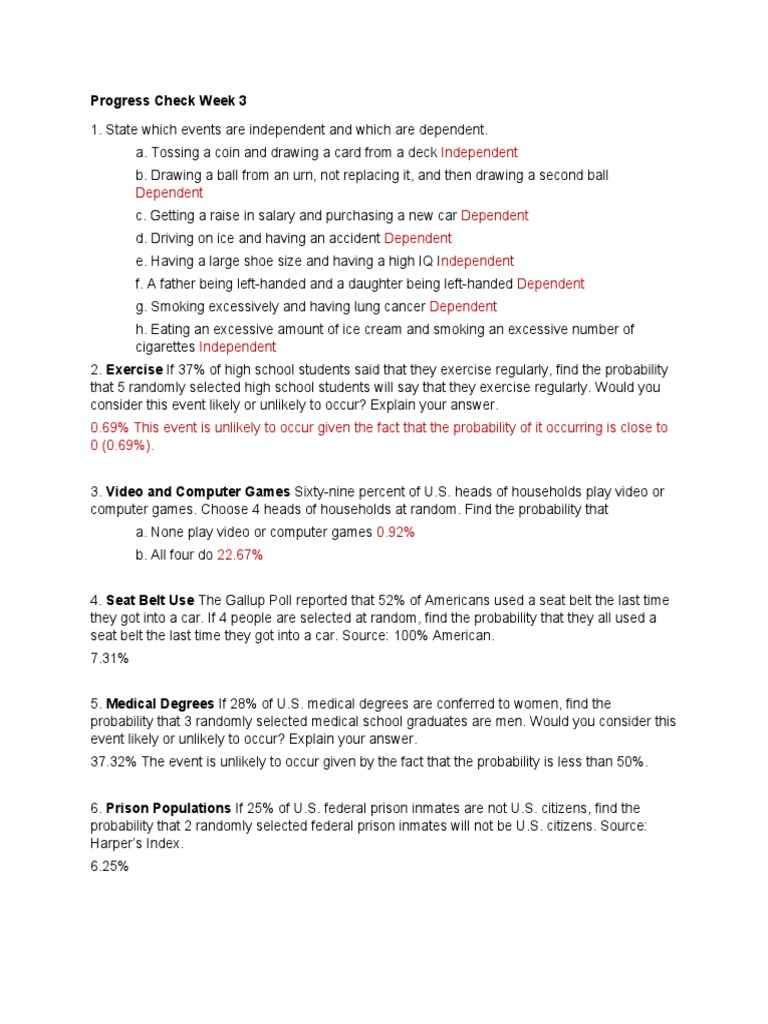 Data Analysis Week 3 | Download Free PDF | Random Variable | Probability Distribution
