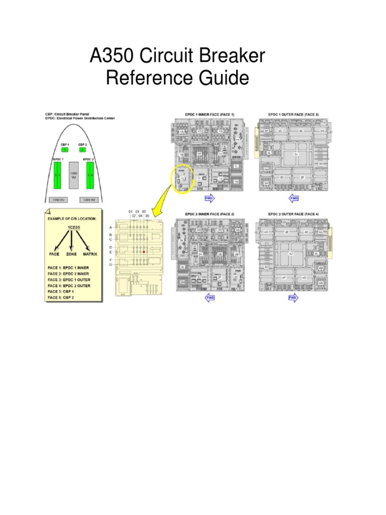 A350 Circuit Breaker Reference Guide | PDF | Electrical Engineering
