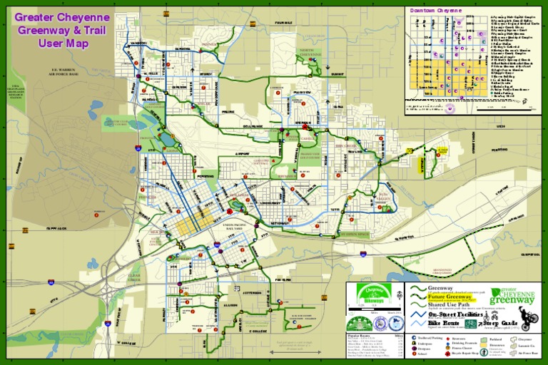 Cheyenne WY Map PDF | PDF | Wyoming