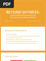 Selective Mutism Questionnaire (SMQ) | PDF | Behavioural Sciences | Psychology