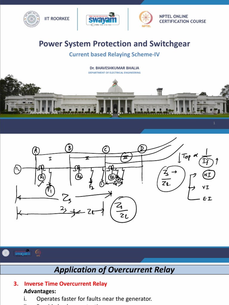 Power System Protection and Switchgear: Current Based Relaying Scheme ...