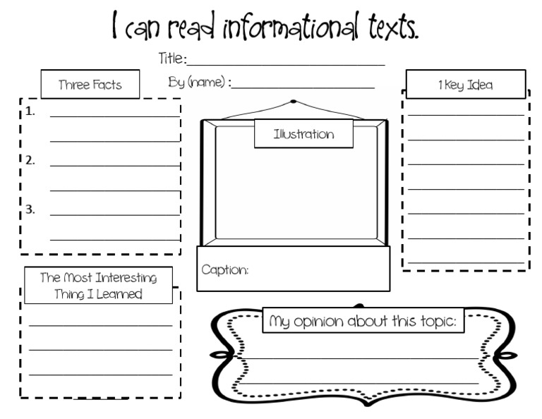 Reading Informational Texts Guide | PDF