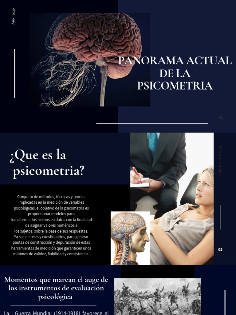 Panorama Actual de La Psicometria | PDF | Psicometría | Sicología