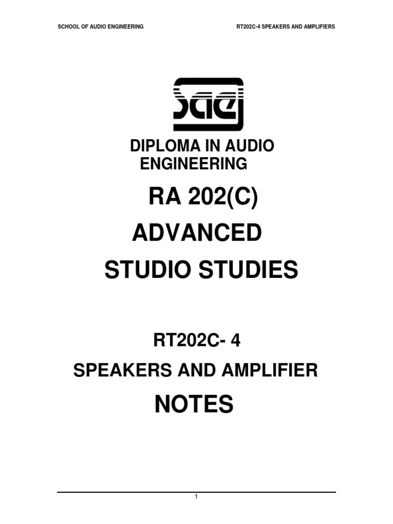 RA202C-4 Speakers and Amplifier | PDF | Loudspeaker | Amplifier