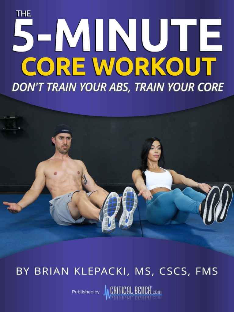 The 5 Minute Core Workout PDF | PDF | Human Anatomy | Sports