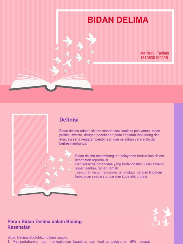 Standarisasi Pelayanan Bidan Delima | PDF