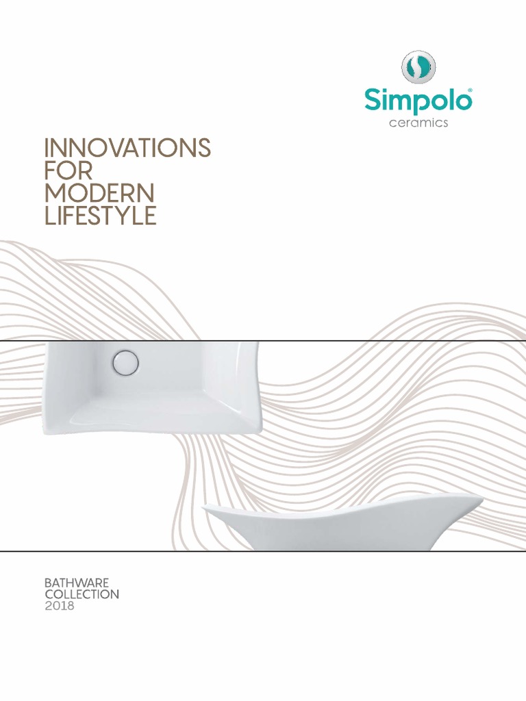 Simpolo Sanitaryware Products PDF | PDF | Countertop | Tile