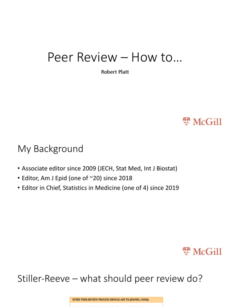Peer Review Slides | PDF | Peer Review | Inquiry