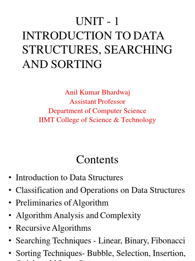 An Introduction to Data Structures, Algorithms, and Complexity Analysis | PDF | Queue (Abstract ...