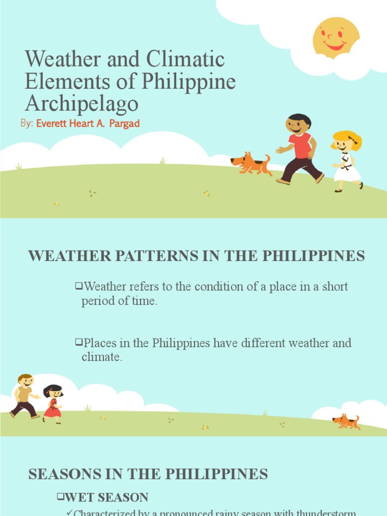 (PARGAD) Weather and Climatic Elements of Philippine Archipelago | PDF ...
