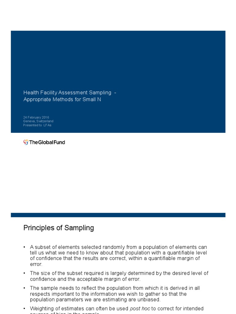 Sample Size Phcs | PDF | Sample Size Determination | Sampling (Statistics)