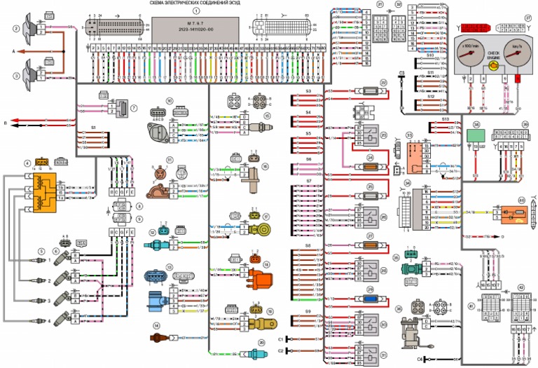 ECU Bosh M7.97 Wiring Diagram | PDF
