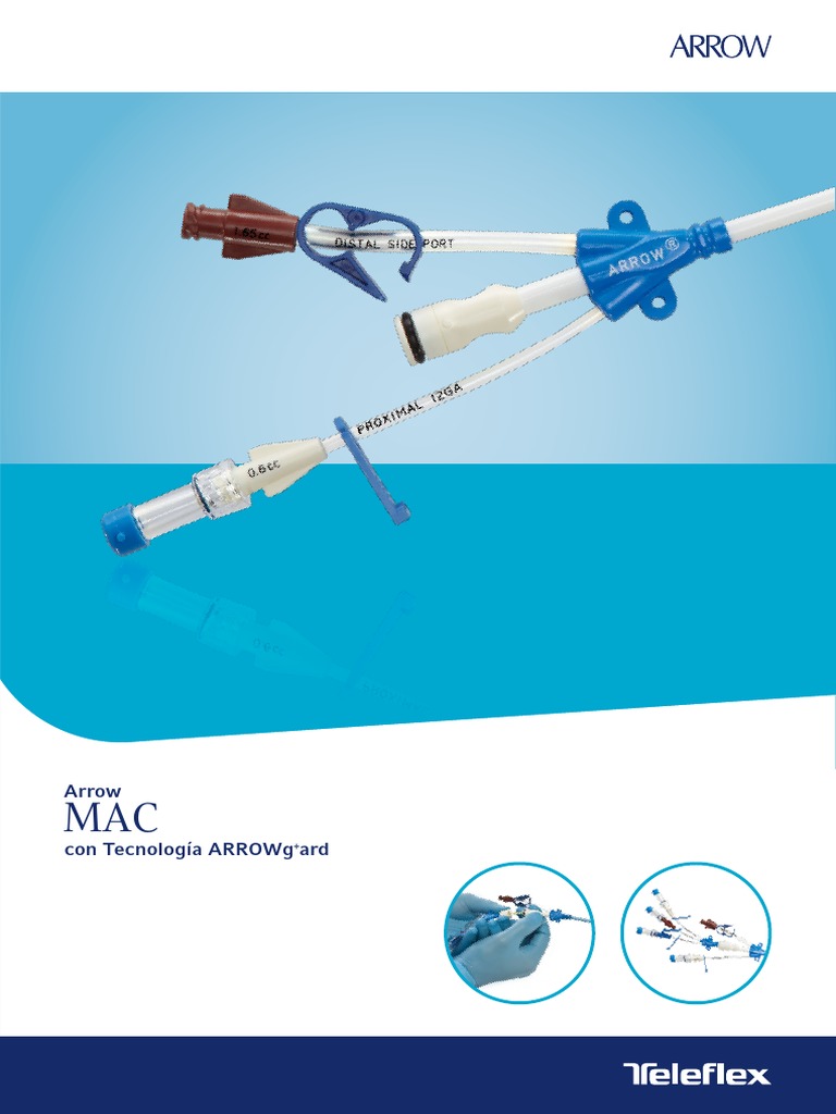 Cateter Mac Ficha Técnica | PDF | Medicina | Especialidades Medicas