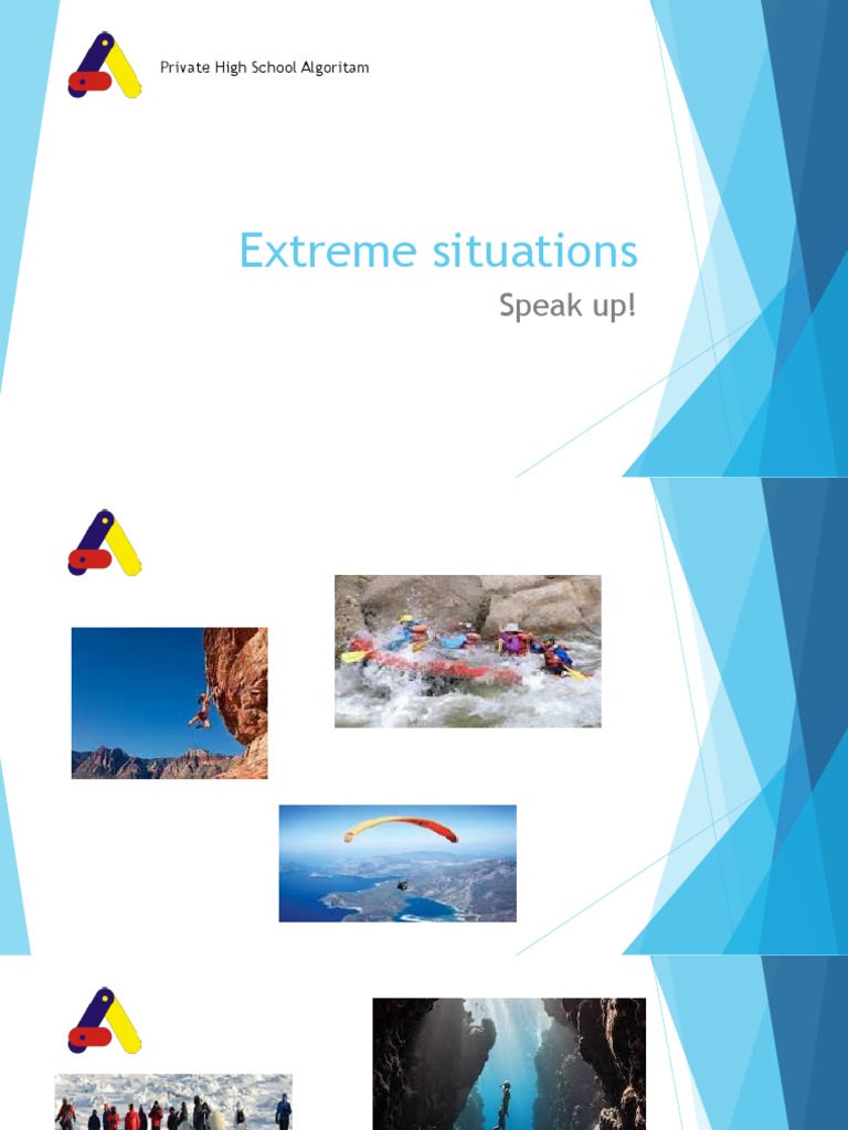 Unit 7 Extreme Situations - Speaking | PDF