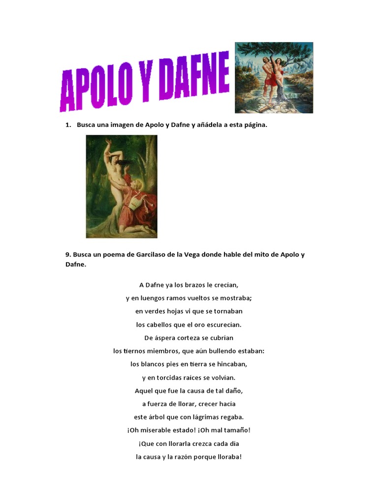 Apolo y Dafne | PDF