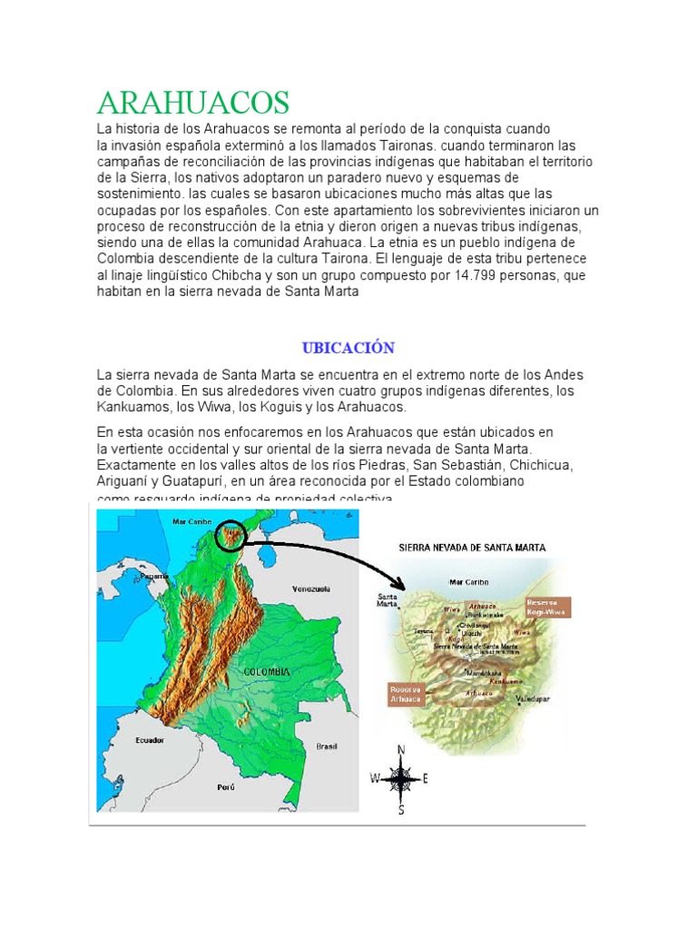 Los Arahuacos | PDF | Colombia | Ropa