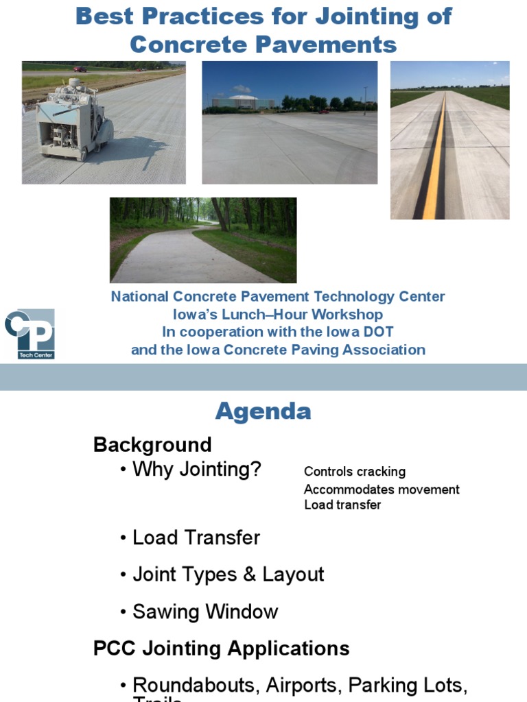Best Practices For Jointing of Concrete Pavements | PDF | Road Surface ...