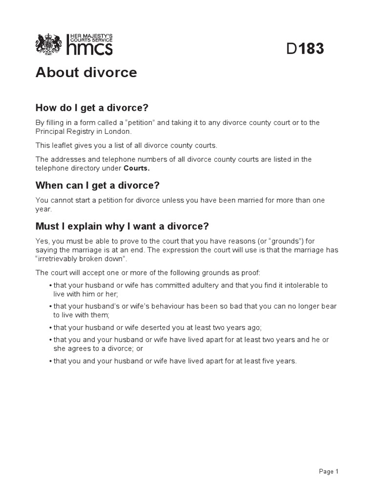 About Divorce | PDF | Divorce | Wife