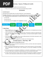 Car Manufacturing Process Overview | PDF | Car | Sheet Metal
