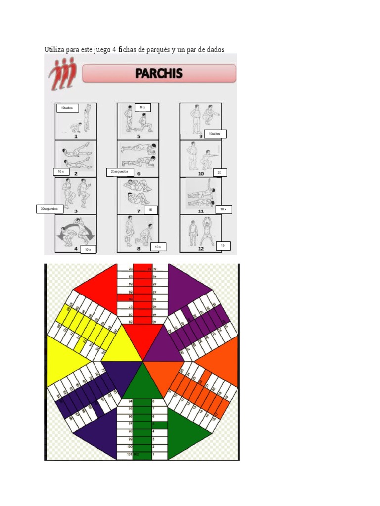 Fichas y plantillas para Parchís | PDF